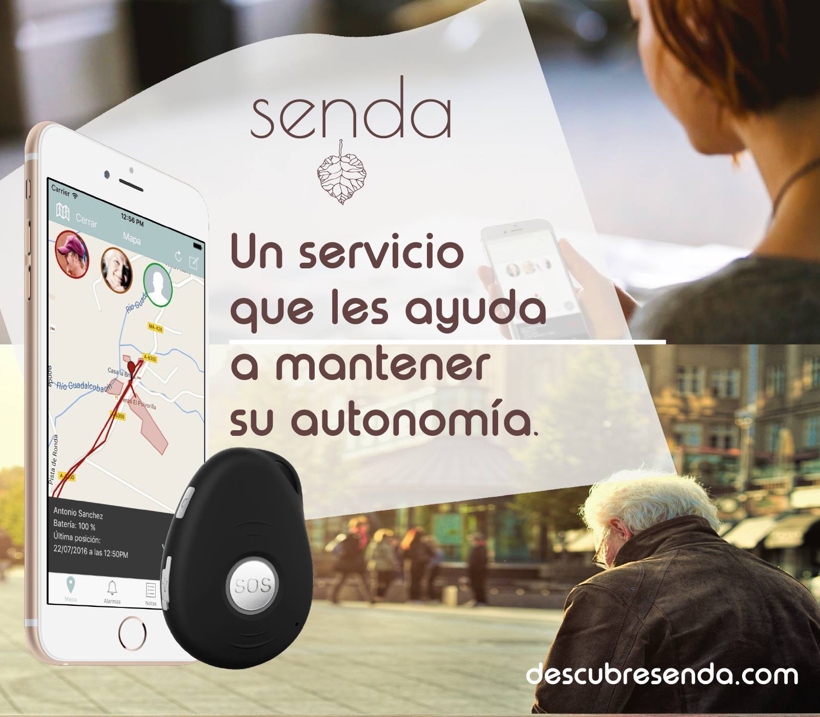 byHS | Conoce nuestro Localizador GPS Senda para personas con Alzhéimer ...